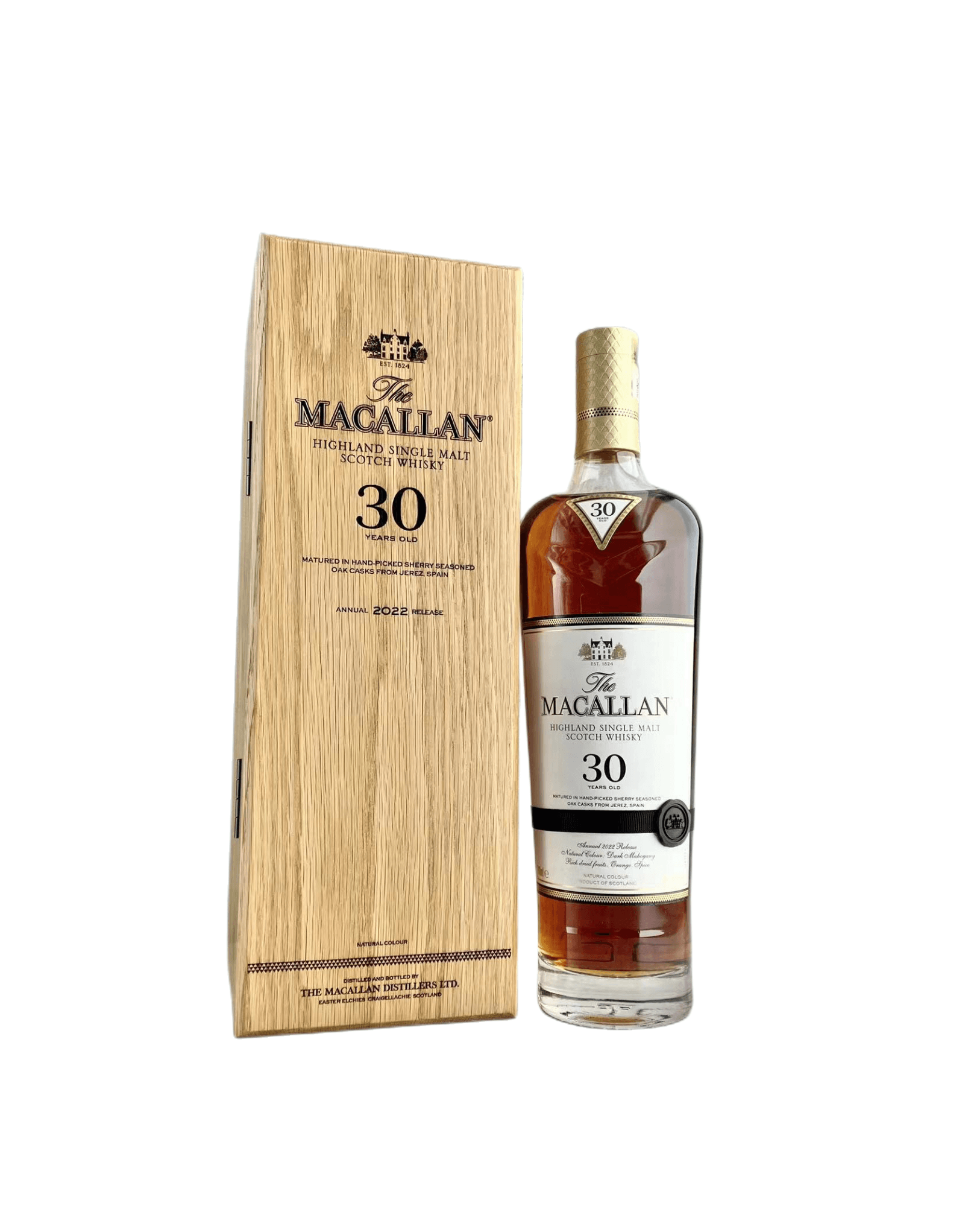 The Macallan 30 Years Sherry Oak 2022 Release 700ml | CG LIQUOR
