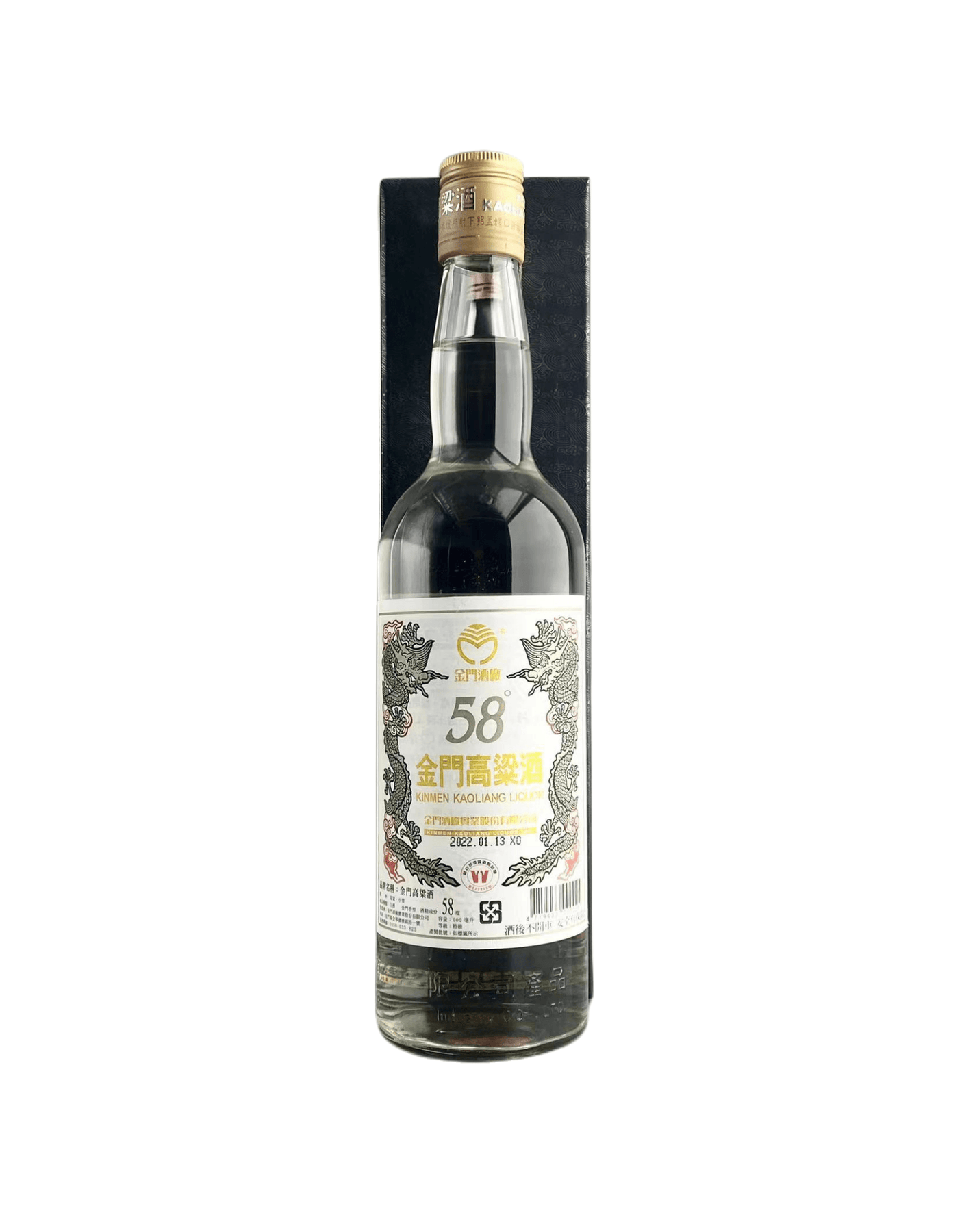 Kinmen Gao Liang 600ml 58% ABV – Premium Taiwanese Sorghum Baijiu | CG ...