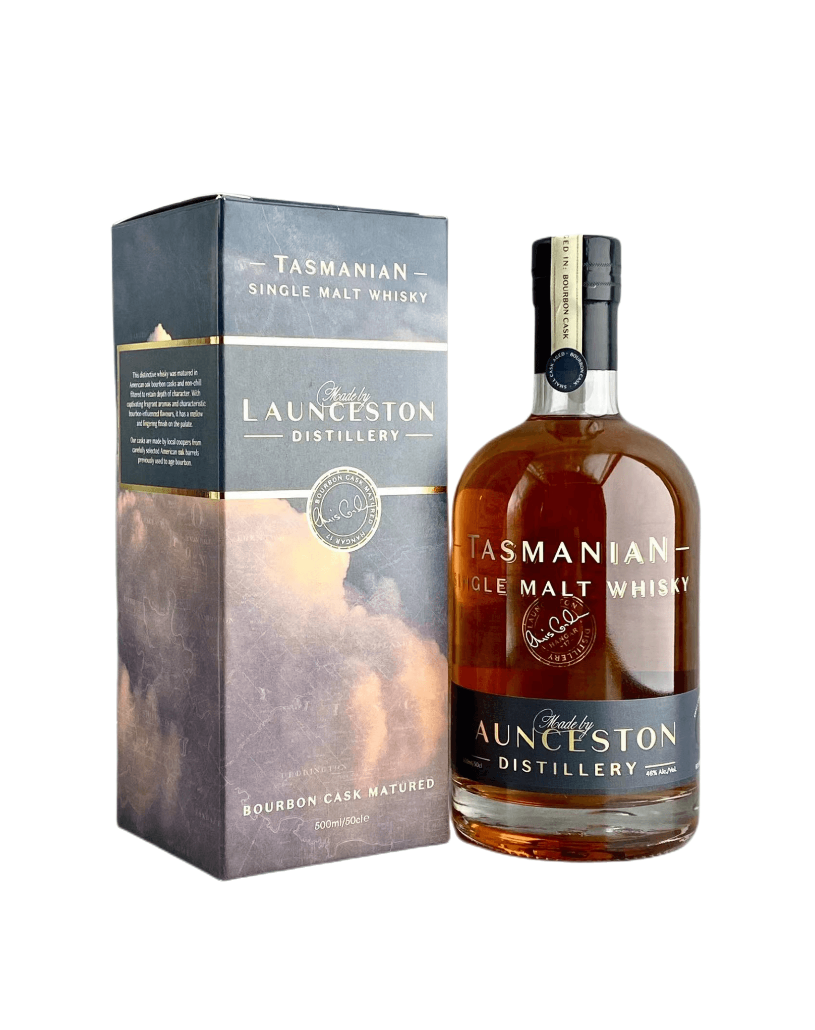 Launceston Bourbon Cask Matured 500ml | CG LIQUOR