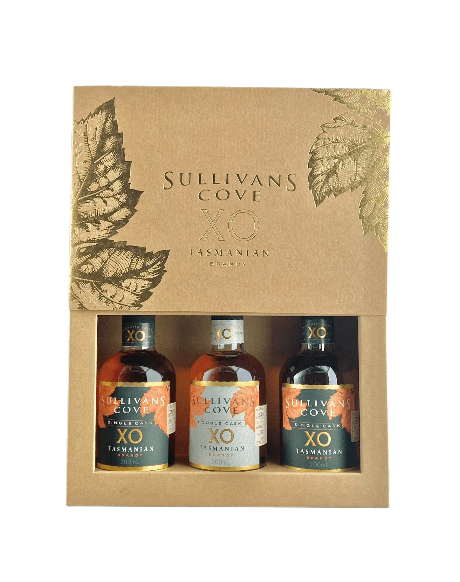 Sullivans Cove Brandy Trio Gift Pack TDB0012&TDB0025&DCB03(3 x 200ml ...