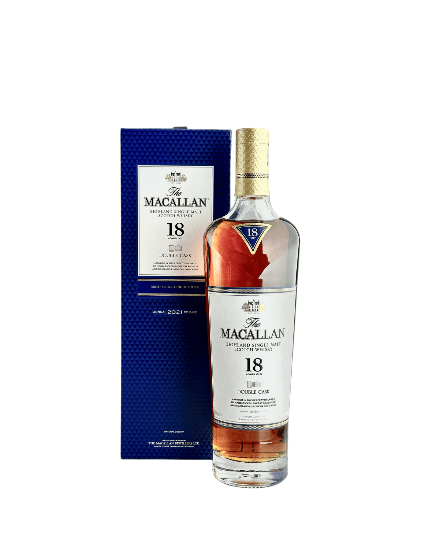 The Macallan 18 Years Old Double Cask Single Malt Whisky 2021 Release 700ml | CG LIQUOR